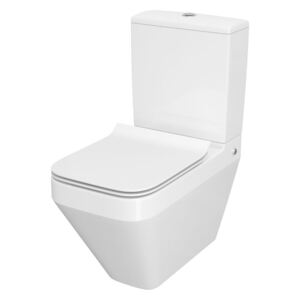 Cersanit Vas WC Compact BTW Crea Rectangular Clean On 010/020 + capac ...