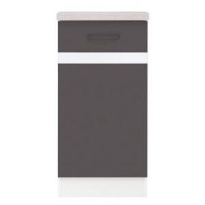 Mobila bucatarie dulap soldat Junona Line D1D 40 82_L | FAVI.ro